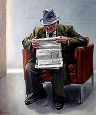 MALERIER OG KUNST AV HARRY AHN USA.