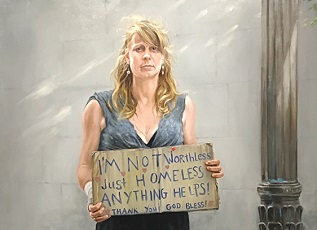 MALERIER OG KUNST AV HARRY AHN USA.